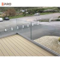 China ISO9001 Aluminum Glass Balustrade Systems Stairs Aluminium Railing for sale