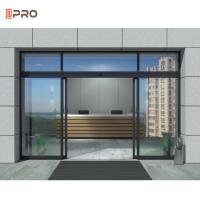 China Aluminium Sliding Door With Motor Lock Handle Windproof And Waterproof Performance for sale