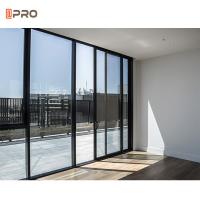 China Exterior Powder Coated Aluminum Sliding Glass Door Australian Standard for sale