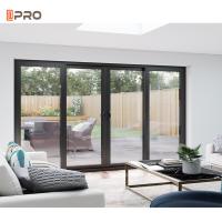 China Exterior Powder Coated Aluminum Sliding Glass Door Australian Standard for sale