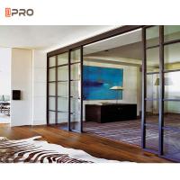 China Interior Aluminum Sliding Glass Doors For Bedroom Customized for sale