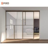 China Interior Aluminum Sliding Glass Doors For Bedroom Customized for sale