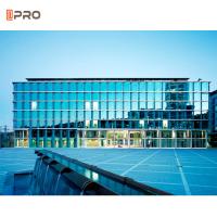 China Profile Aluminium Heatproof Industrial Glass Curtain Wall ISO9001 standard for sale
