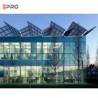 China Profile Aluminium Heatproof Industrial Glass Curtain Wall ISO9001 standard for sale
