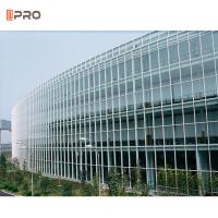 China Aluminum Insulated Exterior Building Spider System Curtain Wall for sale