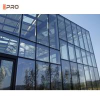 China Aluminum Insulated Exterior Building Spider System Curtain Wall for sale