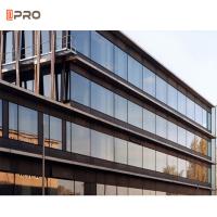 China heatproof Extrusion Aluminum Curtainwall Systems exterior Office Building Wall for sale