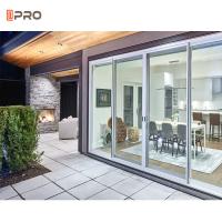 China Aluminum Sliding Glass Patio Doors Exterior Huge Modern ISO9001 for sale