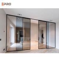 China SUS304 rail glass large aluminium sliding doors Philippines Style for sale