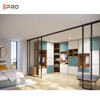 China Powder Coating Interior Aluminum Sliding Glass Door For Home for sale