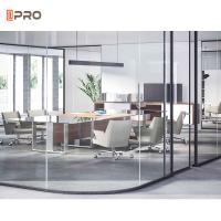 China Modern Sliding Office Glass Partitions Room Wall Panel Divider for sale