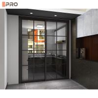 China Interior Aluminium Sliding Glass Doors With Screen for sale