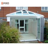 China Customized Large Pella Sliding Glass Patio Doors Aluminium Bifold Glass Door for sale