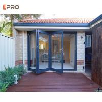 China Aluminium Glass Folding Doors Steel Frameless Aluminium Pella Sliding Patio Doors for sale