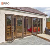 China 6063 T5 Modern frameless slide and fold doors Save Space Partition for sale