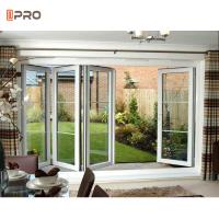 China 6063 T5 Modern frameless slide and fold doors Save Space Partition for sale
