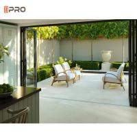 China 6063 T5 Modern frameless slide and fold doors Save Space Partition for sale