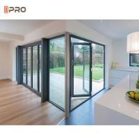 China Powder Coated Scissor Gate Door Bi Fold Doors ISO9001 Standard for sale