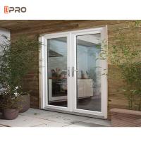 China Anti Theft  Exterior Aluminum Hinged Patio Door For Shower for sale