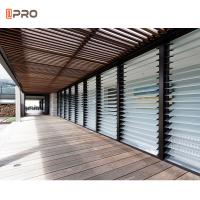 China Aluminium Adjustable Glass Windows Casement Louvers Glaze Blinds for sale