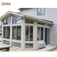 China Greenhouse Free Standing Veranda Sunroom 4 Season Glass Garden House  for sale
