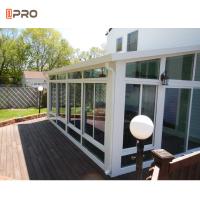 China Greenhouse Free Standing Veranda Sunroom 4 Season Glass Garden House  for sale