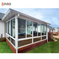 China Curved Freestanding Glass Florida Room Aluminium Outdoor for sale
