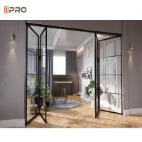 China 38mm Visible Aluminum Folding Doors Save Space Partition Foldable Gate for sale