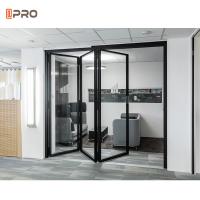 China 38mm Visible Aluminum Folding Doors Save Space Partition Foldable Gate for sale