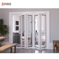 China Soundproof Interior Temporary Aluminum Folding Doors for sale
