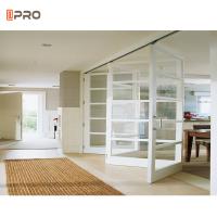 China Aluminum Screen Sliding Bi Folding Garage Door for sale