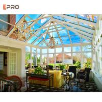 China Free Standing Glass Florida Room Veranda Sunroom Customized Size for sale