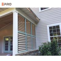 China 6063 -T5 Safety Aluminum Exterior Shutters Waterproof For Hotel for sale