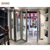 China Interior Home Aluminium Bi Fold Garage Door ISO9001 Approved for sale