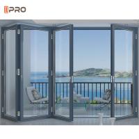 China Interior Home Aluminium Bi Fold Garage Door ISO9001 Approved for sale