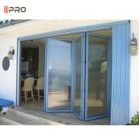 China Interior Home Aluminium Bi Fold Garage Door ISO9001 Approved for sale