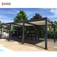 China Waterproof Aluminum Alloy Pergola Gazebo Louvers For Garden for sale