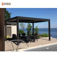 China Waterproof Aluminum Alloy Pergola Gazebo Louvers For Garden for sale