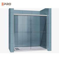 China Aluminum Interior Noiseless Triple Sliding Glass Door Frameless Soundproof for sale