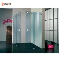 China Aluminum Interior Noiseless Triple Sliding Glass Door Frameless Soundproof for sale