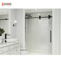 China Enclosure Aluminum sliding glass barn door for Shower Room for sale