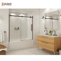 China Enclosure Aluminum sliding glass barn door for Shower Room for sale