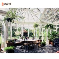 China Outdoor Garden Glass Florida Room Aluminium Tempered Glass Four Season Room for sale
