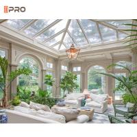 China Heat Roof Garden 4 Season Outdoor Glass Room Aluminum frame for sale