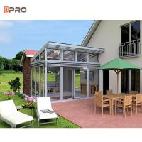 China Outside Living Space 6063 Alu Glass Room Addition Custom Modern for sale