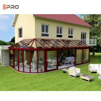 China Aluminium Electrophoresis Glass Florida Room Free Standing For Solarium for sale