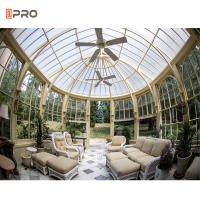 China Aluminium Electrophoresis Glass Florida Room Free Standing For Solarium for sale