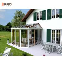 China Winter Garden Sun Anodised Glass Florida Room Conservatory Slant Roof Aluminium for sale