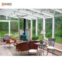 China Portable Anodized Conservatory Sunroom Retractable Lowes 4 Season for sale