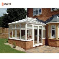 China Victorian Heatproof Curved Glass Sunrooms 6063t5 Prefabricated for sale